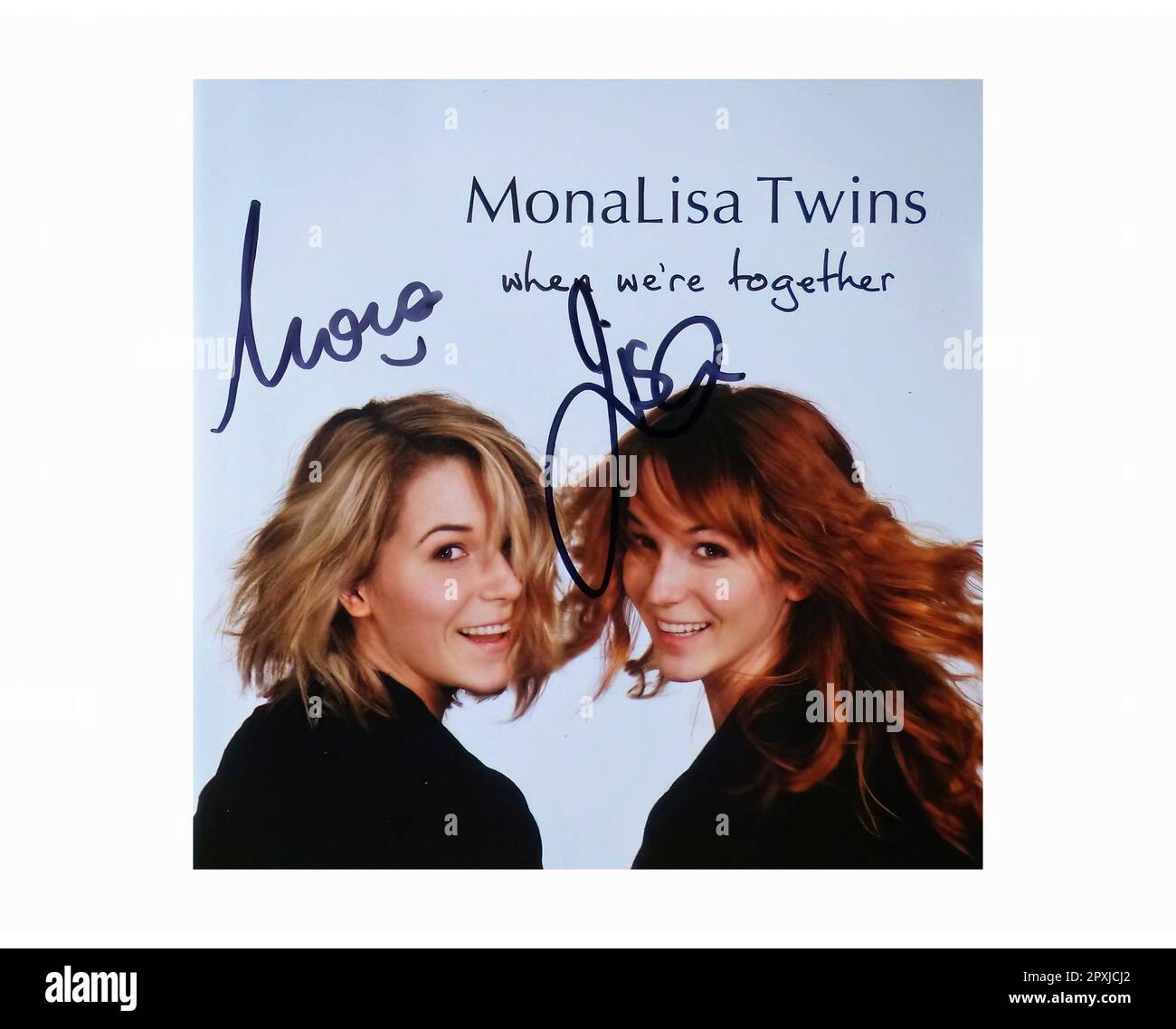 MonaLisa Twins - When We`re Together - Vintage L.P Music Vinyl Record Stock Photo - Alamy
